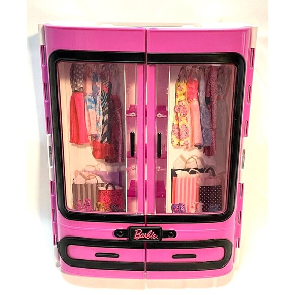 Mattel | Toys | Barbie Wardrobe Closet Top Handle Carrying Case 25 ...